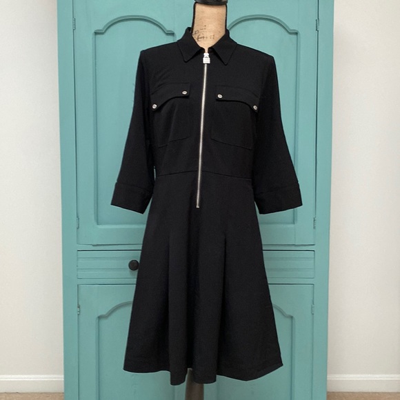 MICHAEL Michael Kors | Dresses | Michael Kors Black Utility Dress With ...